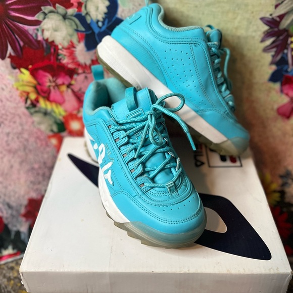 Fila | Shoes | Fila Disruptor 2 Baby Blue 55 Womens Platform 45 Y ...